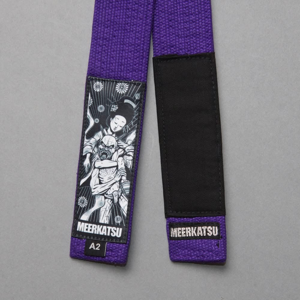MEERKATSU HEAVENLY OBI V2.0 BJJ BELT– PURPLE – K1 Extreme Sportshop