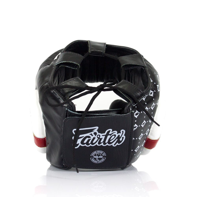 FAIRTEX HG10 Full Coverage Headgear Black/White – K1 Extreme Sportshop